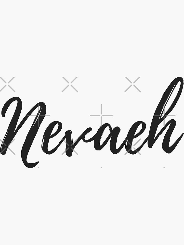 "Nevaeh name" Sticker for Sale by boba2002 | Redbubble