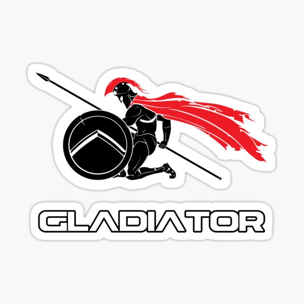"GLADIATOR WARRIOR" Sticker by arifinazala | Redbubble