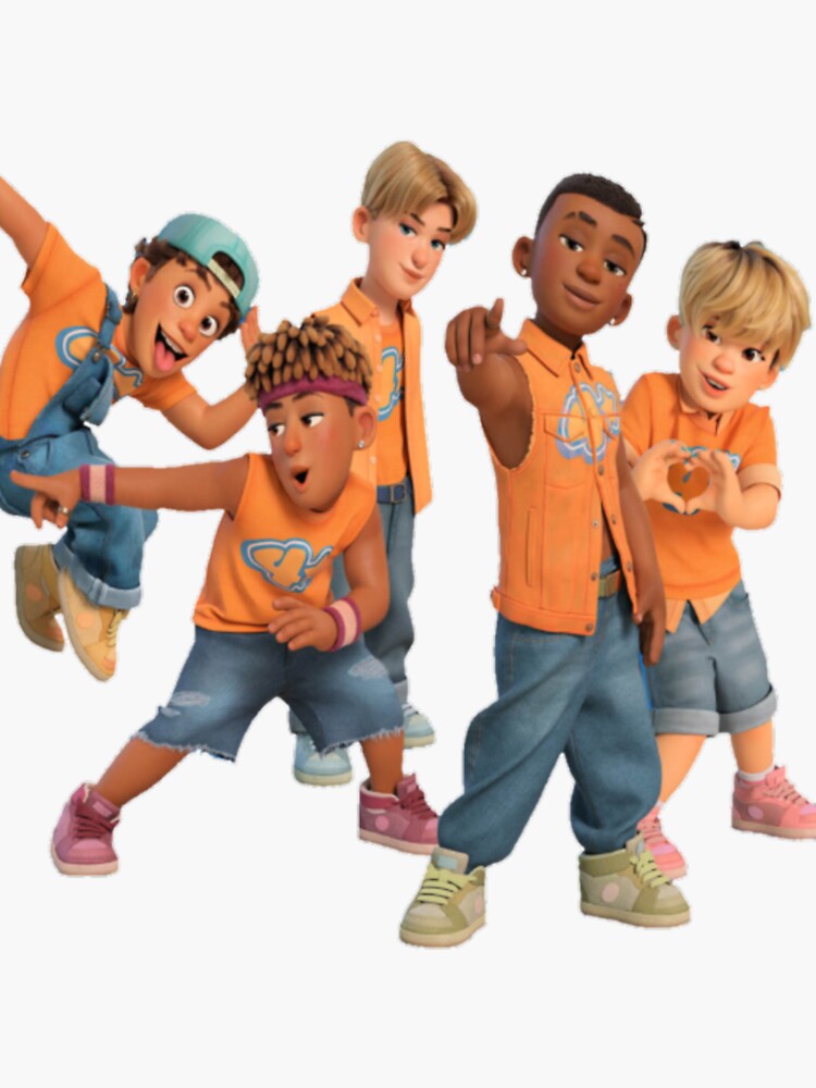 "4TOWN, Turning Red" Sticker by Norastore456 | Redbubble