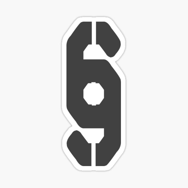 "LUCKY NUMBER 69" Sticker for Sale by ABRACADABRA66 | Redbubble