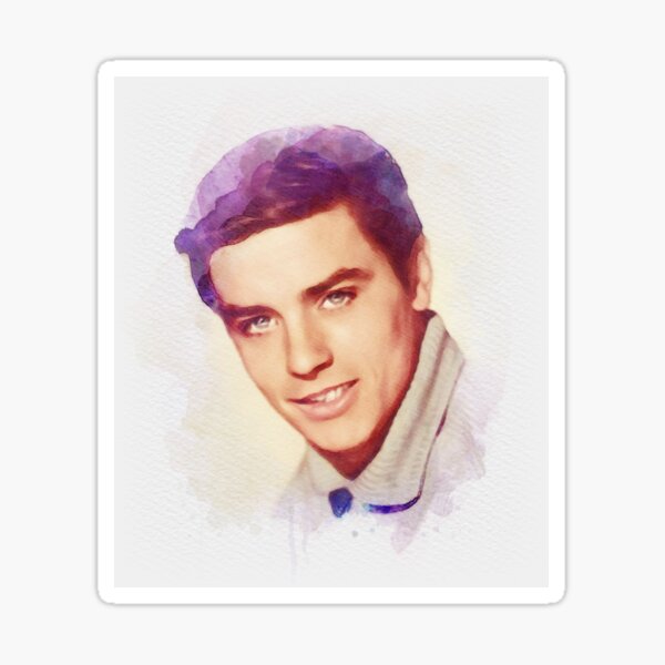 "Alain Delon, Movie Star" Sticker by Hollywoodize | Redbubble