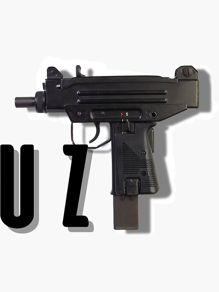 "UZI" Sticker by yusufemreyilmaz | Redbubble