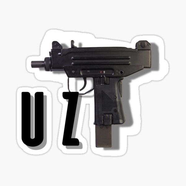 "UZI" Sticker by yusufemreyilmaz | Redbubble