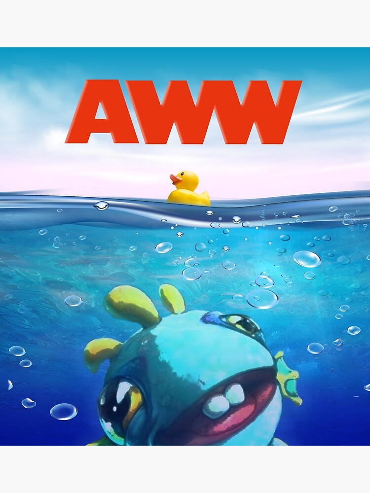 Hearthstone - Murloc Tinyfin Meets Rubber Ducky In The Jaws Poster ...