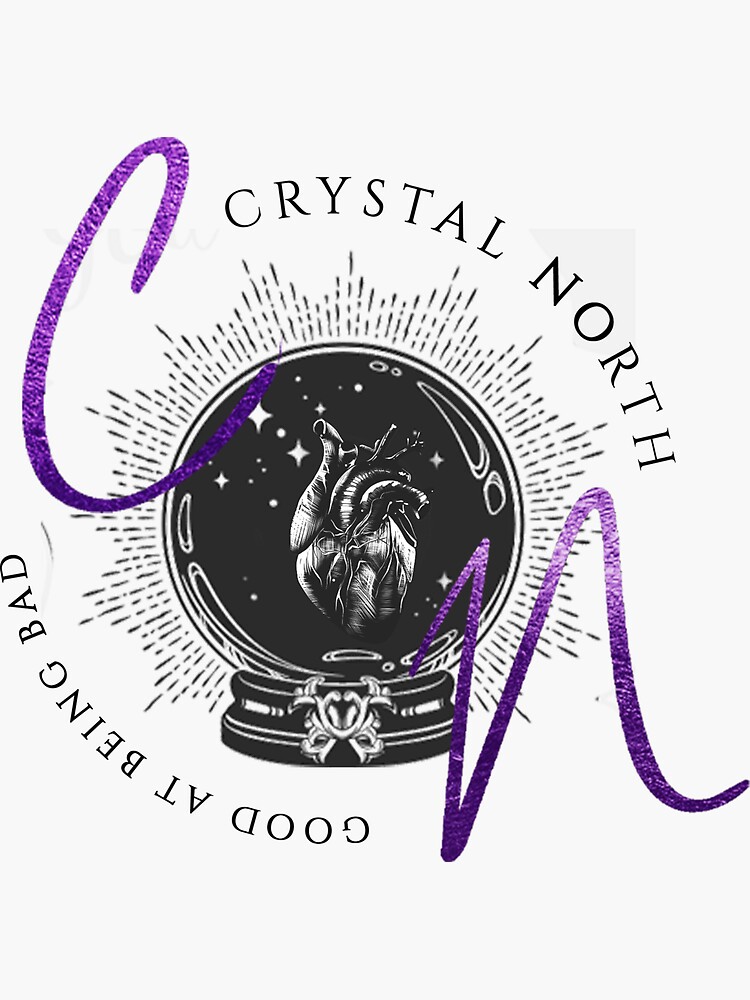"Crystal North Logo" Sticker by nerdpublishing | Redbubble