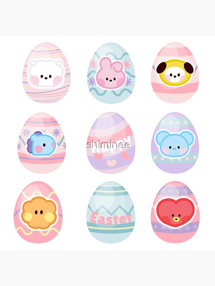"BTS - Baby BT21 My Little Buddy Happy easter" Poster for Sale by ...