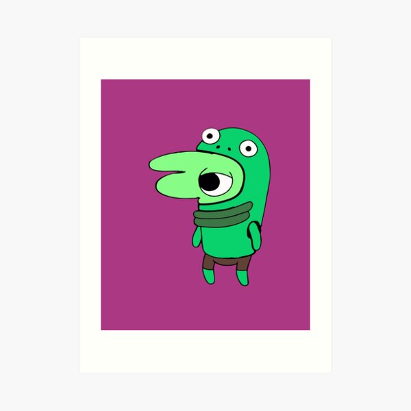 "Smiling friends glep" Art Print for Sale by Tahoo | Redbubble