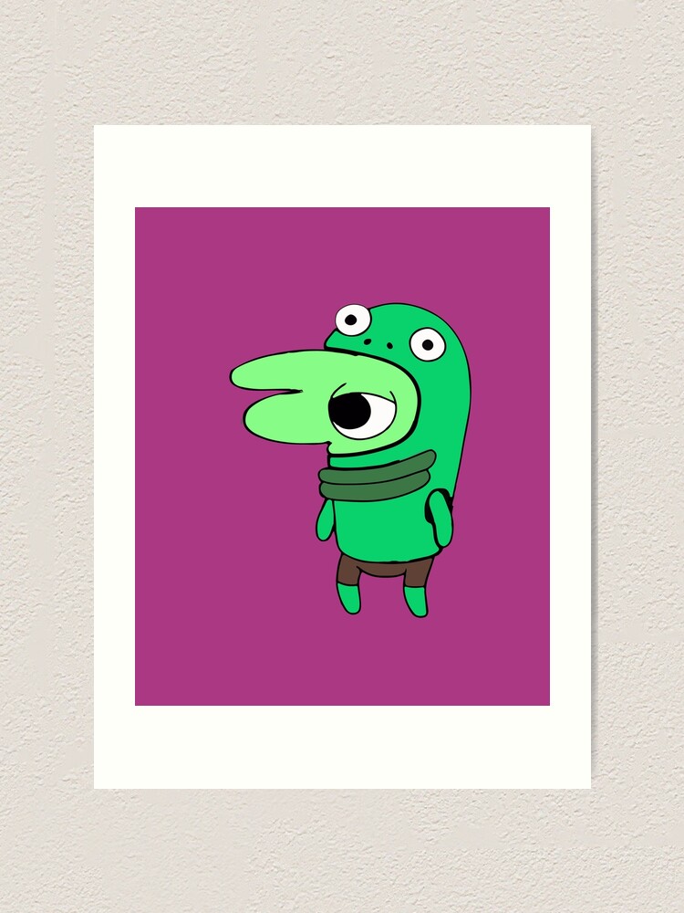 "Smiling friends glep" Art Print for Sale by Tahoo | Redbubble
