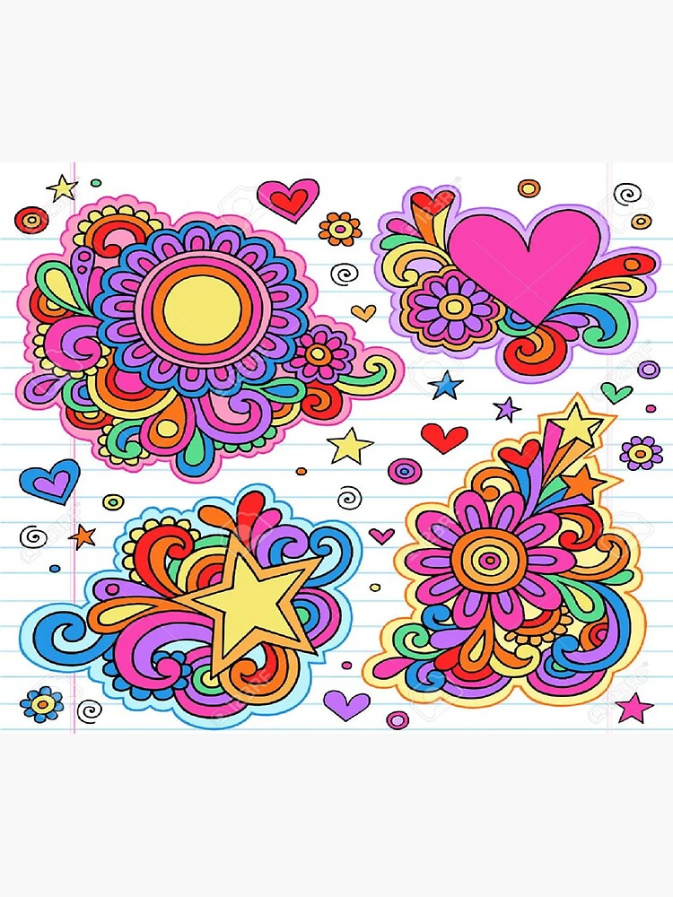 "Flower Rainbow and colorful" Sticker for Sale by bgyg | Redbubble