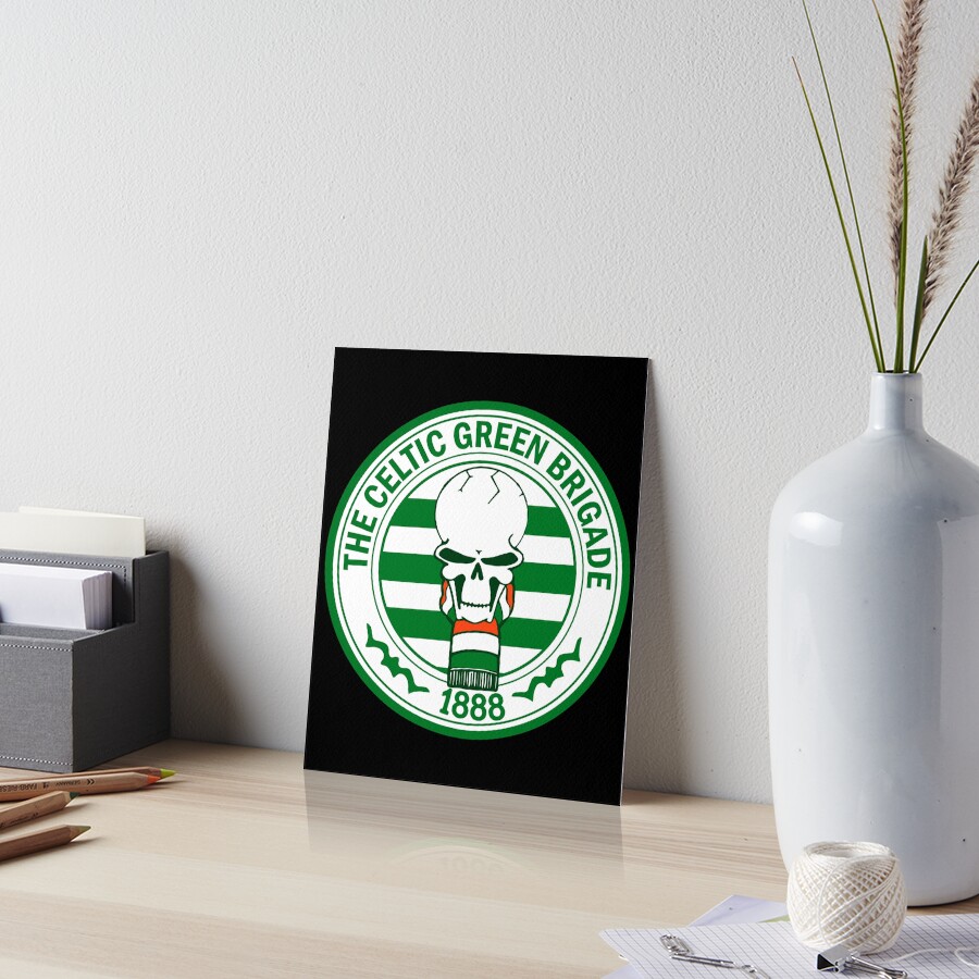 "Green Brigade -Celtic ULTRAS-" Art Board Print by ULTRASart | Redbubble