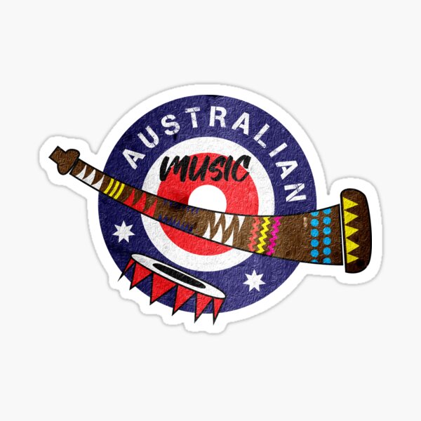 "Australian Music Tribal Art form" Sticker by Raju-Creative | Redbubble