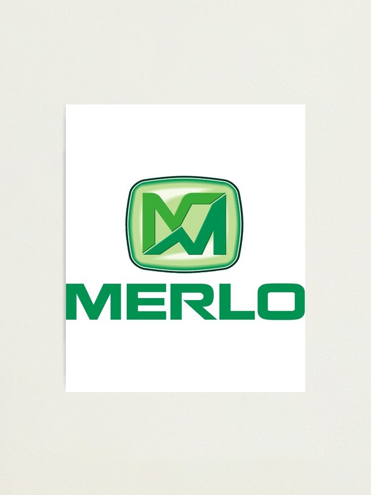 "Merlo Logo " Photographic Print for Sale by Verrattiart | Redbubble