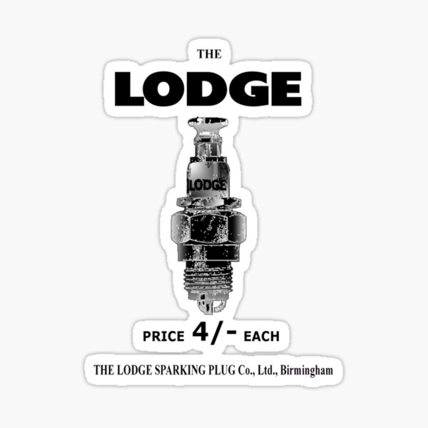 "Lodge Spark Plug " Sticker by LeilaGiftShop | Redbubble