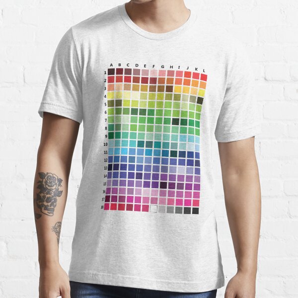 "Web Color Chart" T-shirt for Sale by annembray | Redbubble | rainbow t ...