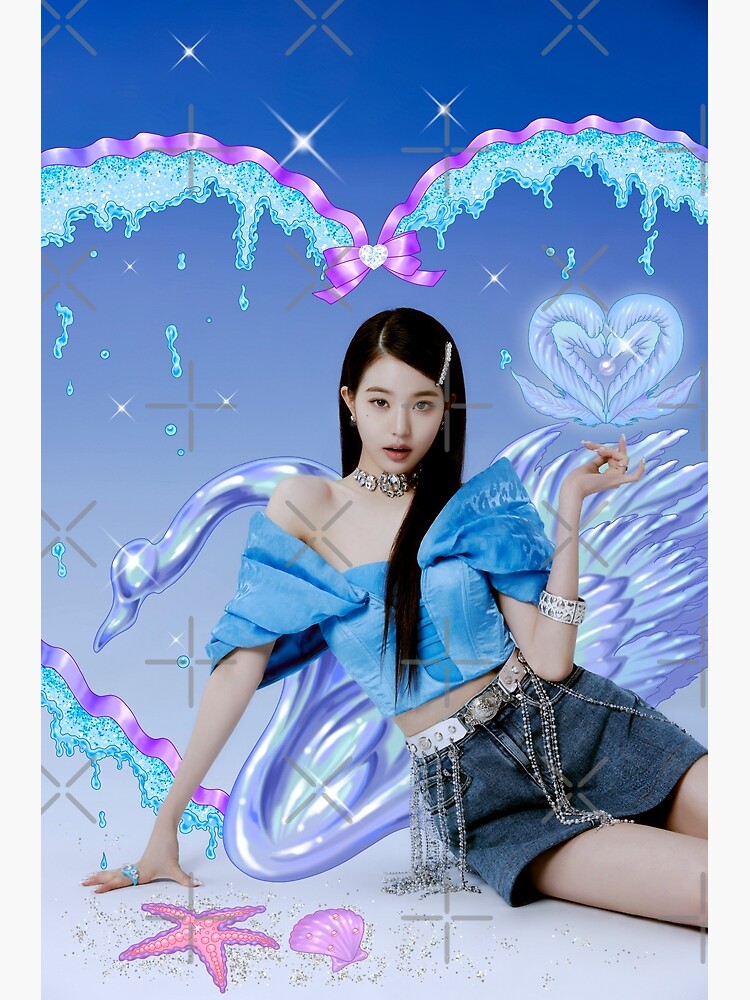 "IVE WONYOUNG ‘LOVE DIVE’" Poster for Sale by HaloHaloShine | Redbubble