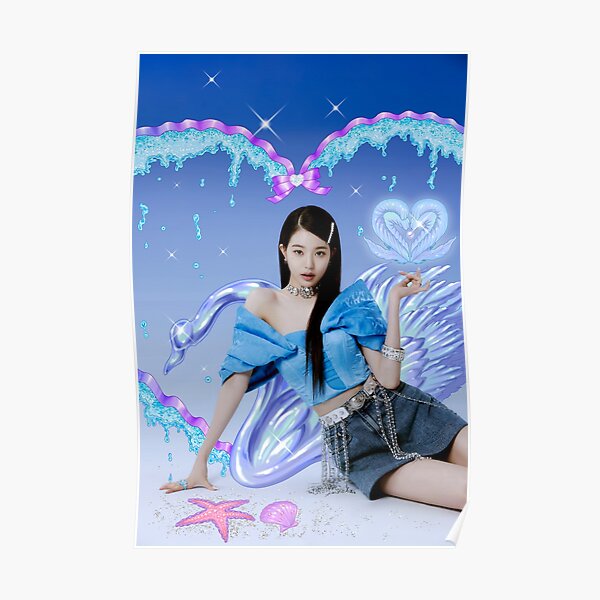 "IVE WONYOUNG ‘LOVE DIVE’" Poster for Sale by HaloHaloShine | Redbubble