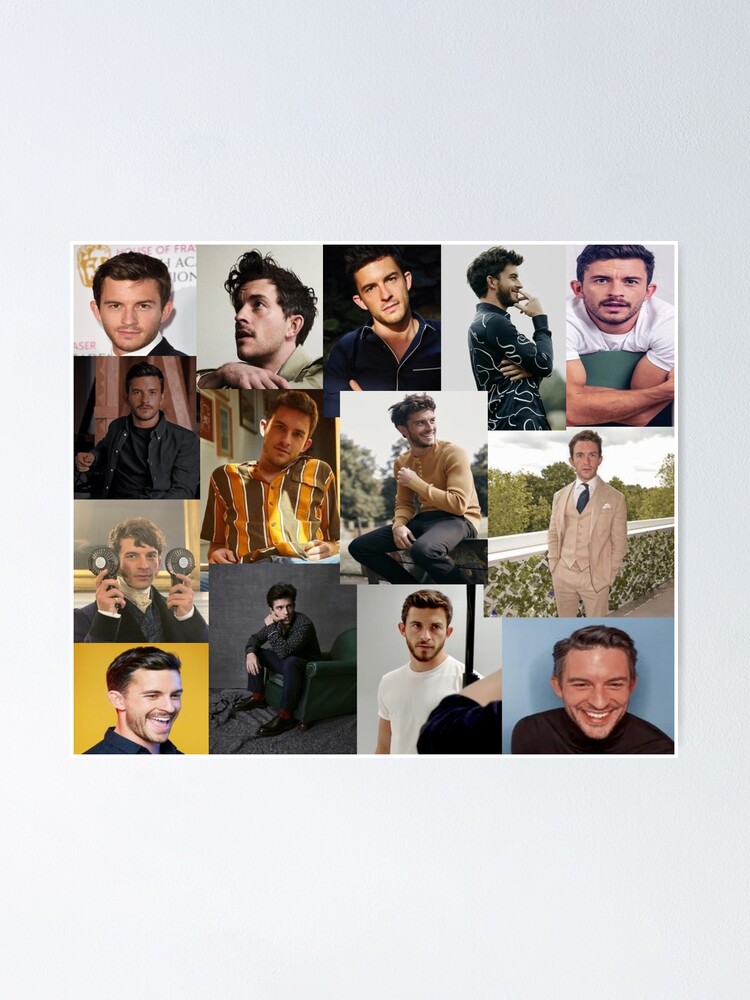 "Jonathan Bailey pic collage" Poster by Mysticks04 | Redbubble