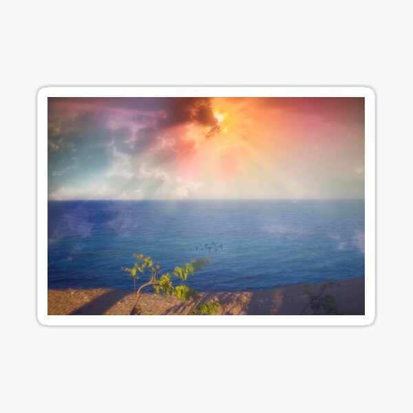 "A Beautiful Oceanview" Sticker by hurmerinta | Redbubble