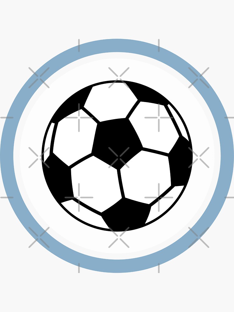 "Man City football " Sticker by Arthurs-Bar | Redbubble