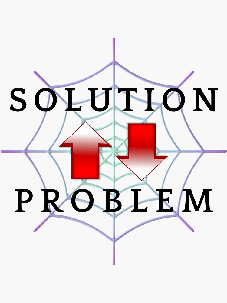 "PROBLEM ALWAYS FOLLOWS BY SOLUTION" Sticker by Nickky66 | Redbubble