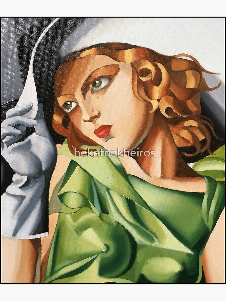 "Tamara de Lempicka" Poster by hekatonkheiros | Redbubble
