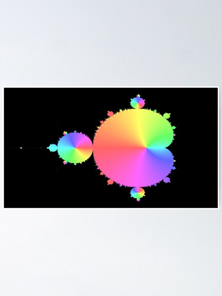 "Rainbow Mandelbrot set" Poster for Sale by ManyFlags | Redbubble