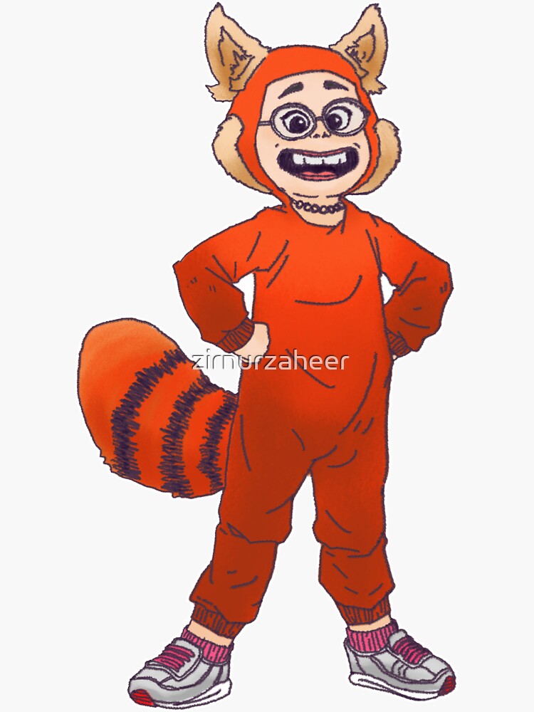 "Turning Red MEI MEI " Sticker by zirnurzaheer | Redbubble