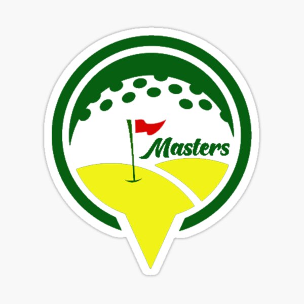 "masters golf" Sticker by tunib | Redbubble