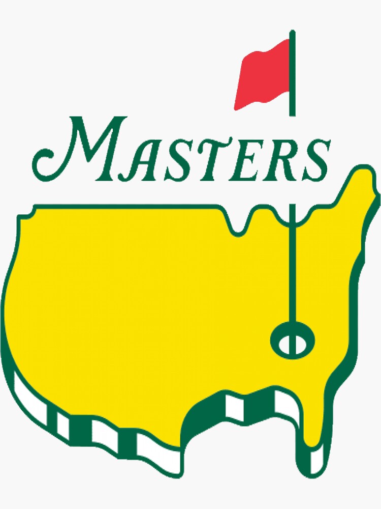 "masters golf" Sticker for Sale by tunib | Redbubble