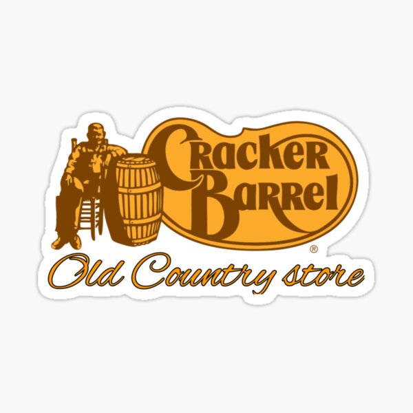 "cracker barrel " Sticker by EzekiMicah | Redbubble
