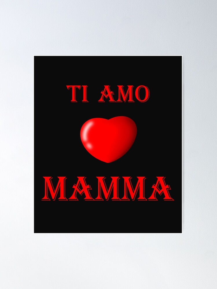 Ti Amo Mamma Clipart Salt Meats Cheese | Nothing Says Ti Amo, Mamma