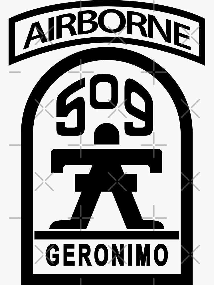 "509th Infantry stencil" Sticker for Sale by jcmeyer | Redbubble