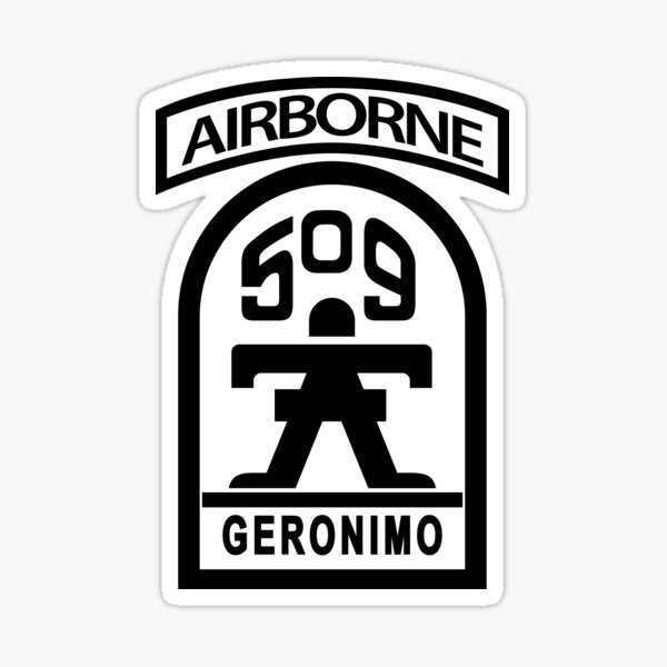 "509th Infantry stencil" Sticker for Sale by jcmeyer | Redbubble