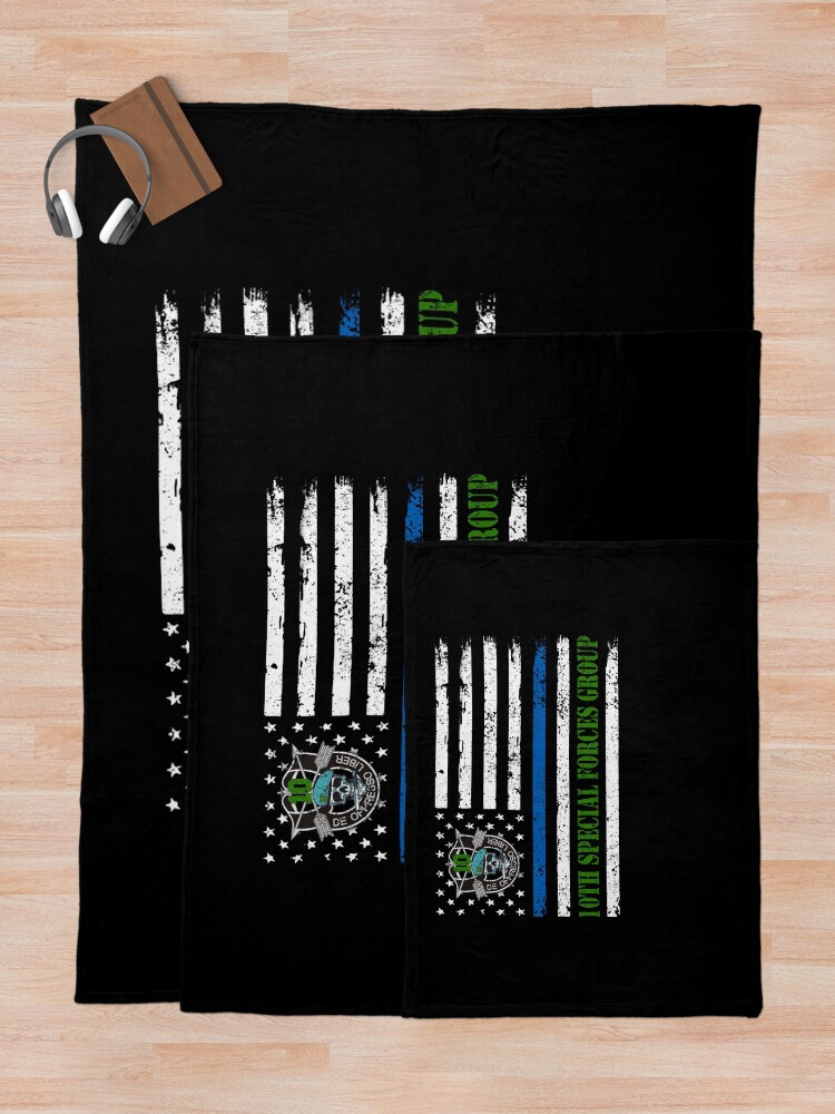 "US Army 10th Special Forces Group Vintage US Flag "De Oppresso Liber ...