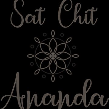 "Sat Chit Ananda Mantra With Lotus Flower Art Classic ." Essential T ...