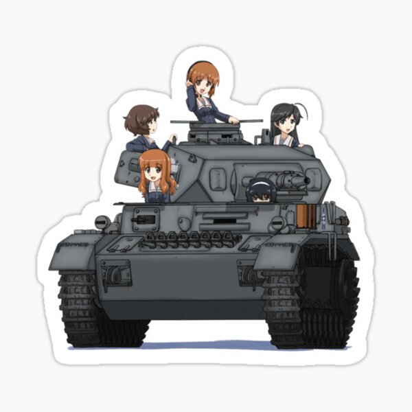 "Girls Und Panzer . " Sticker for Sale by FinnbqAnge | Redbubble
