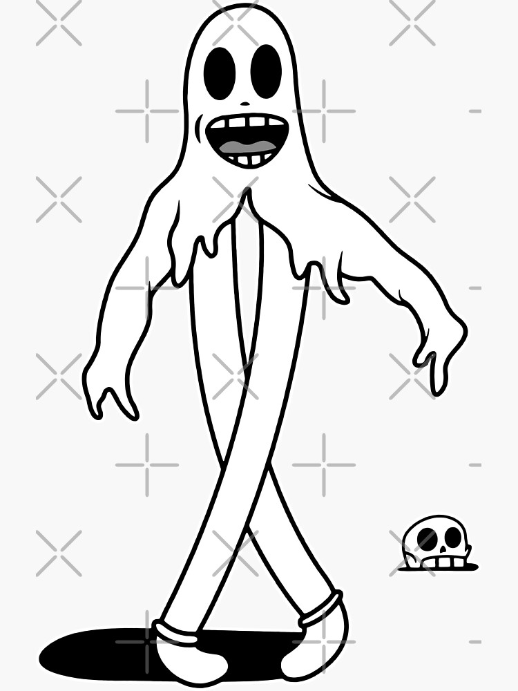 "GHOSTEMANE" Sticker by Samsar | Redbubble