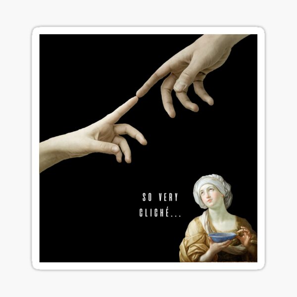 "So Very Cliché" Sticker by mikastenstrom | Redbubble