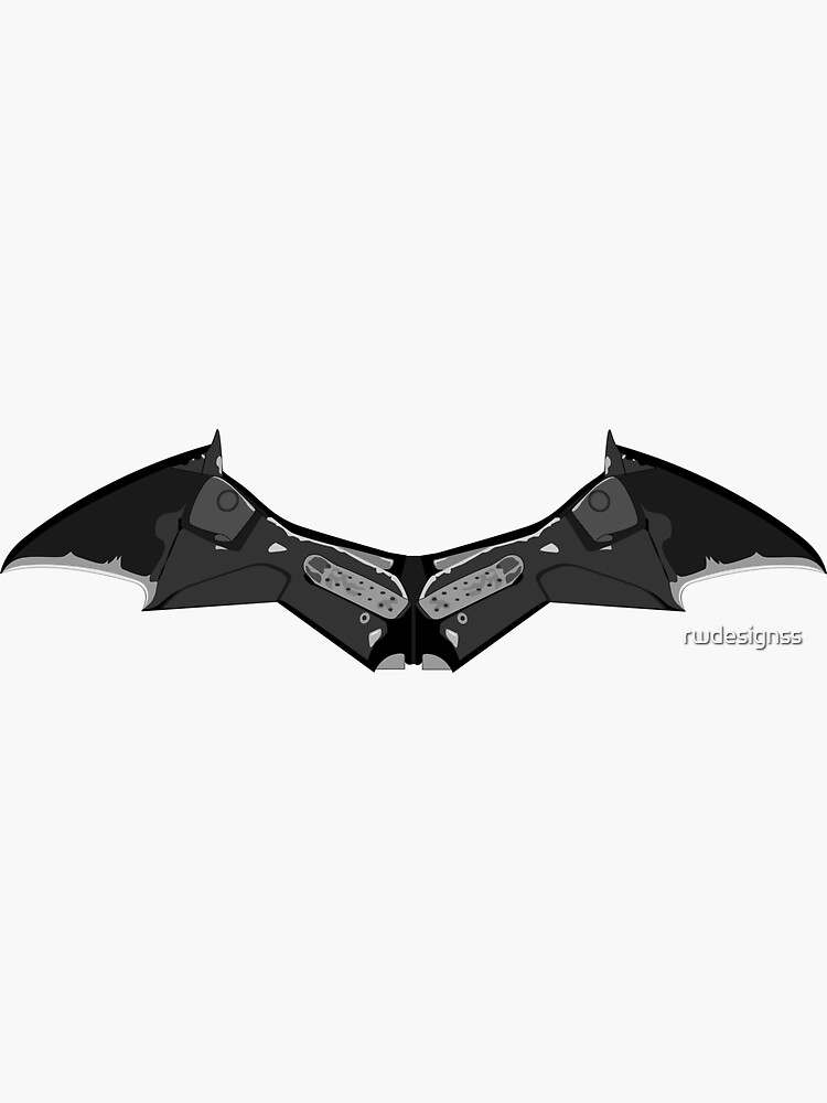 "Bat Insignia" Sticker for Sale by rwdesignss | Redbubble