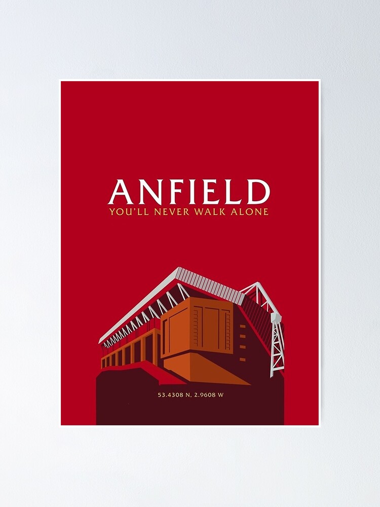 "anfield red" Poster for Sale by bontenot | Redbubble