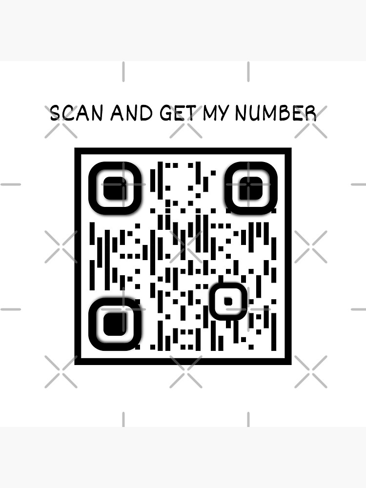 "Scan and get my number - Actually Rick Roll QR Code " Art Print by ...
