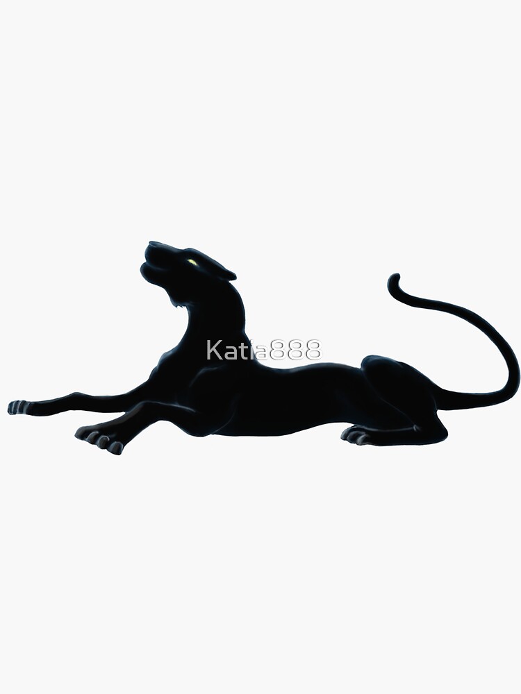 "Bagheera" Sticker for Sale by Katia888 | Redbubble