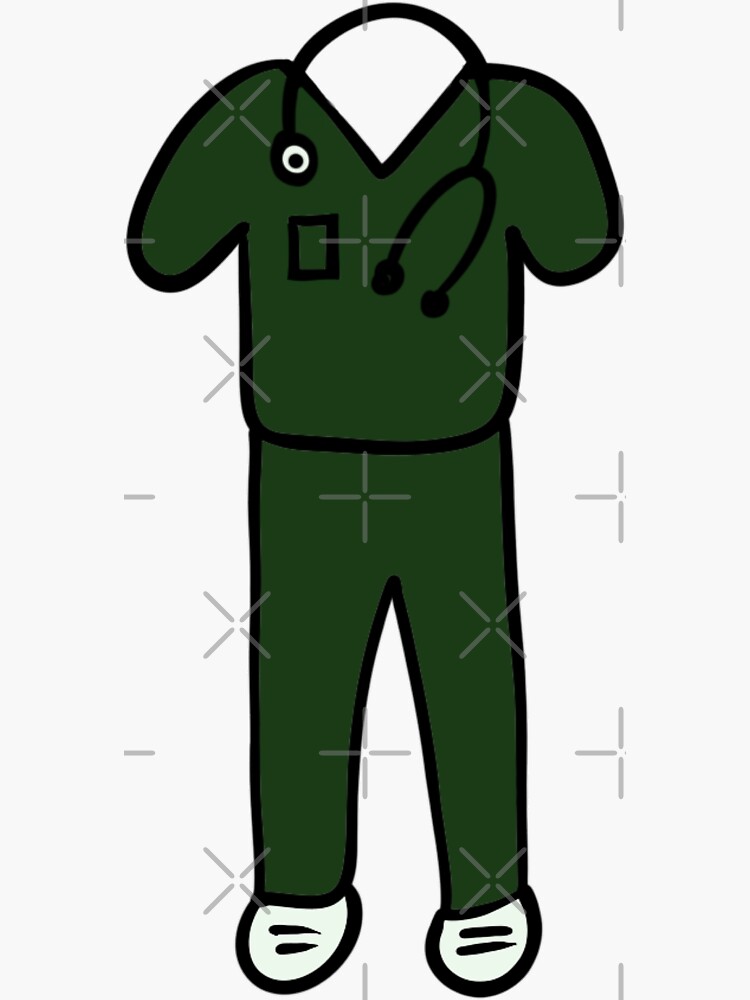 "Scrubs" Sticker by Mermaidssparkle | Redbubble