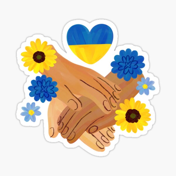 "Hand in Hand" Sticker by Ja-to | Redbubble