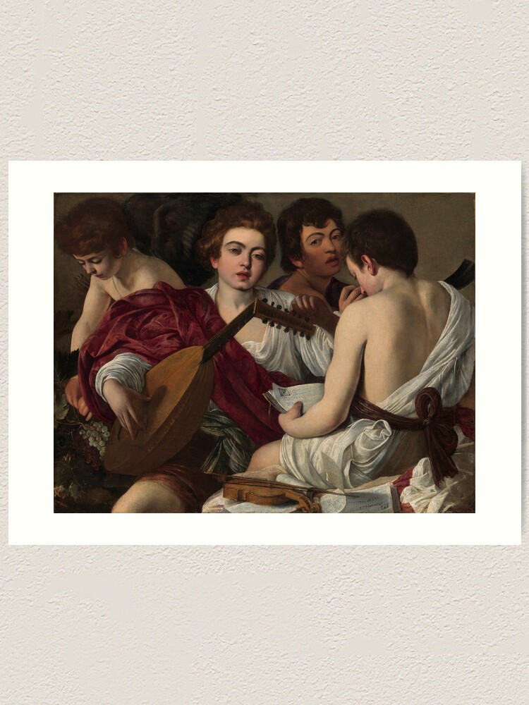"The Musicians by Caravaggio" Art Print by arkitekta | Redbubble