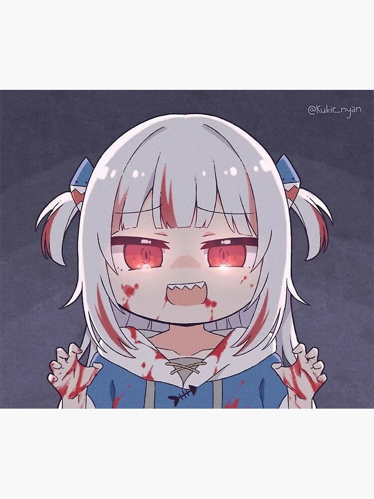 Póster «Cuando Red Gura se hizo cargo || Hololive» de AszaAri | Redbubble