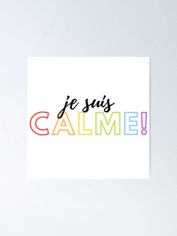 "Taylor Swift ‘je suis calme!’" Poster by sarahswiftie | Redbubble