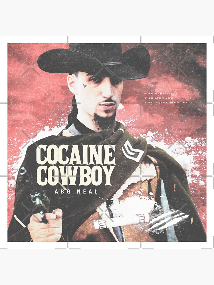 "Cocaine Cowboys" Sticker by nyohcolongnyoh | Redbubble