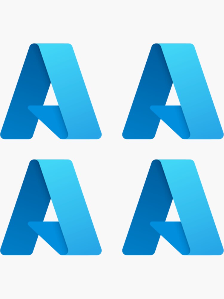 "Microsoft Azure x4 " Sticker for Sale by bestskins17 | Redbubble