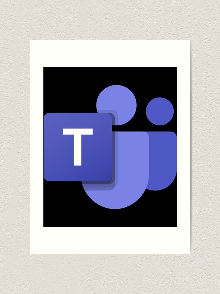 "Microsoft teams blue logo " Art Print for Sale by bestskins17 | Redbubble